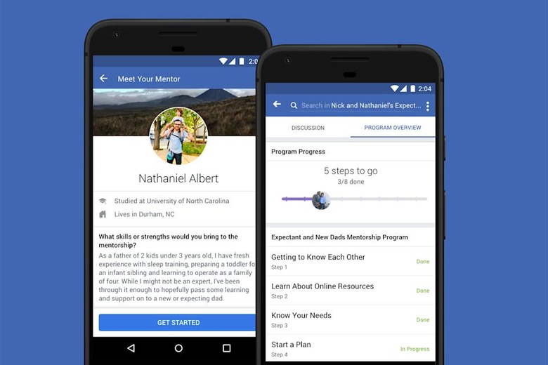 Facebook's new Groups tool connects members to mentors