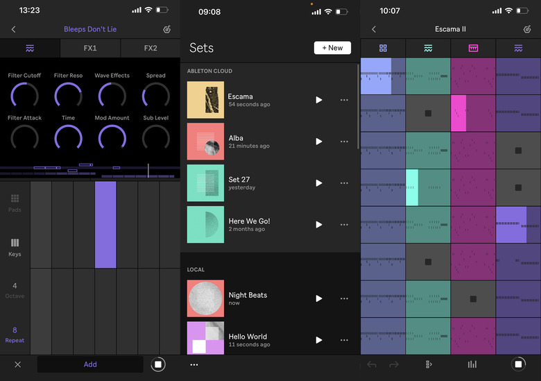 Ableton Note brings Live's Session View to iOS