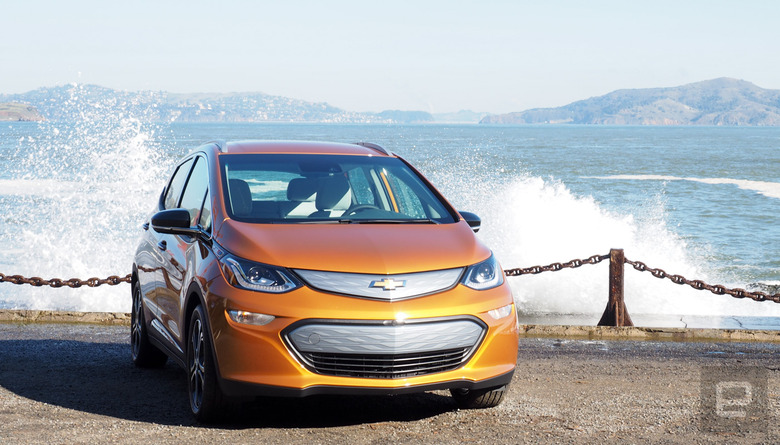 GM warns not to park Chevy Bolt EVs indoors after two recently caught fire