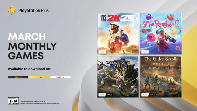 March's PS Plus Monthly Games include Monster Hunter Rise and Slime ...